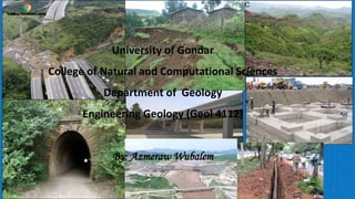 Engineering Geology Lecture 1 | PPTX