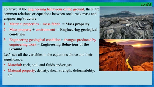Engineering Geology Lecture 1 | PPTX | Civil Engineering Industry | Industries