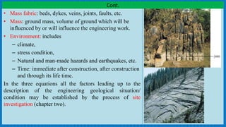 Engineering Geology Lecture 1 | PPTX