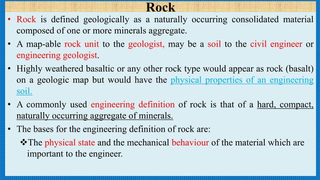 Engineering Geology Lecture 1 | PPTX | Civil Engineering Industry ...