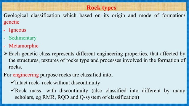 Engineering Geology Lecture 1 | PPTX | Civil Engineering Industry | Industries