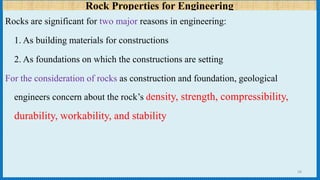 Engineering Geology Lecture 1 | PPTX