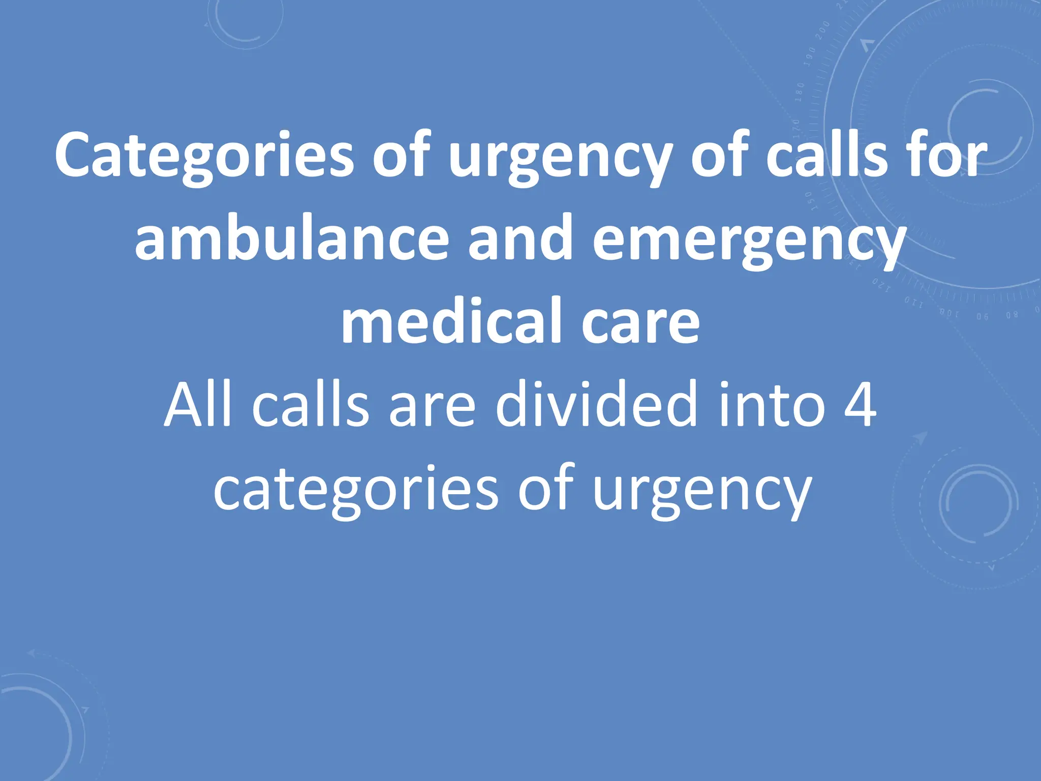 Lecture 1-1 ppt emergency ambulance service | PPTX