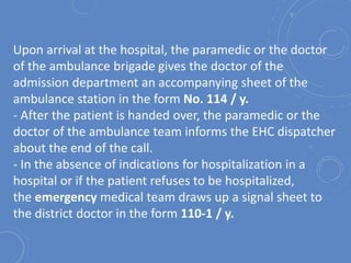 Lecture 1-1 ppt emergency ambulance service | PPTX