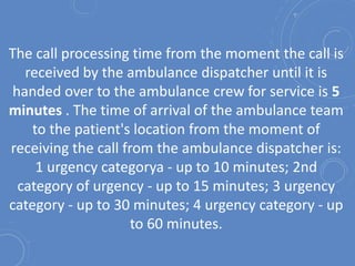 Lecture 1-1 ppt emergency ambulance service | PPTX