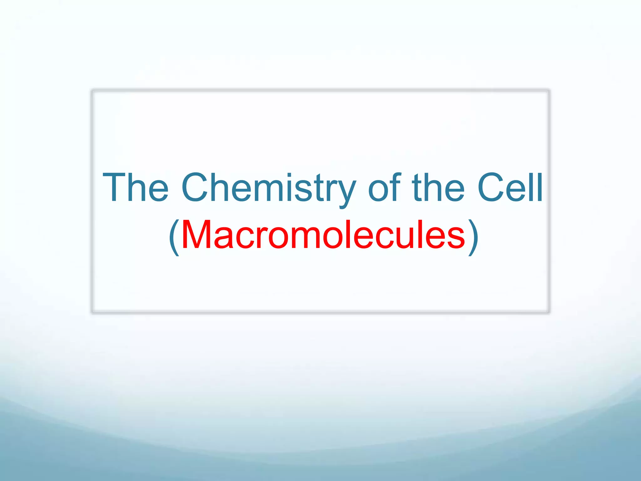 Macromolecules | PPTX