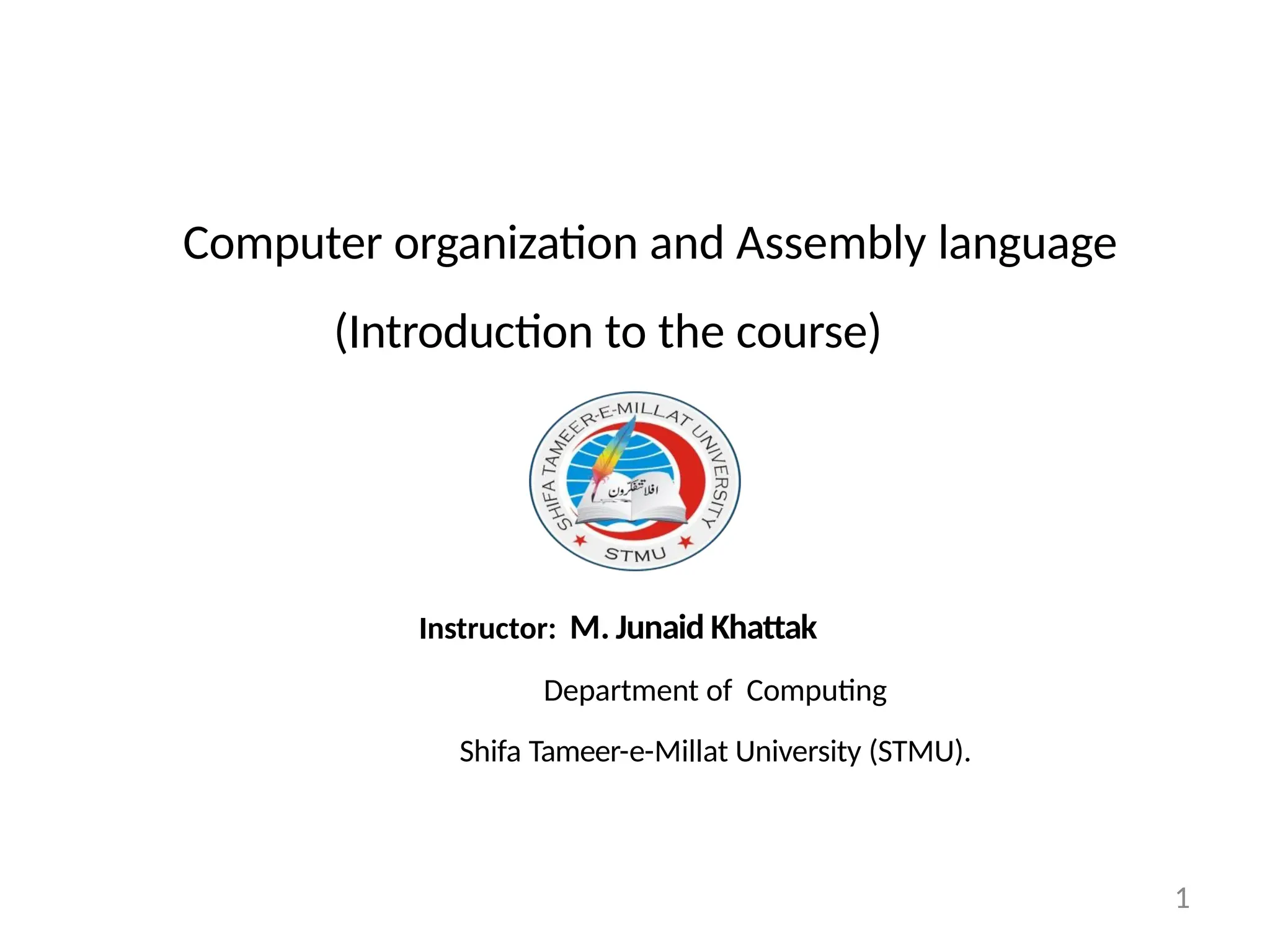 Introduction and Basic Computer Organization..pptx
