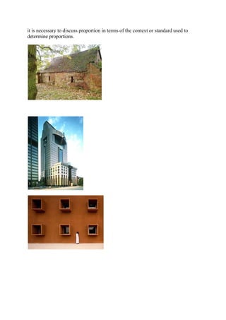 Architecture Design Theory(ADT) -I (Principles of Design) | PDF