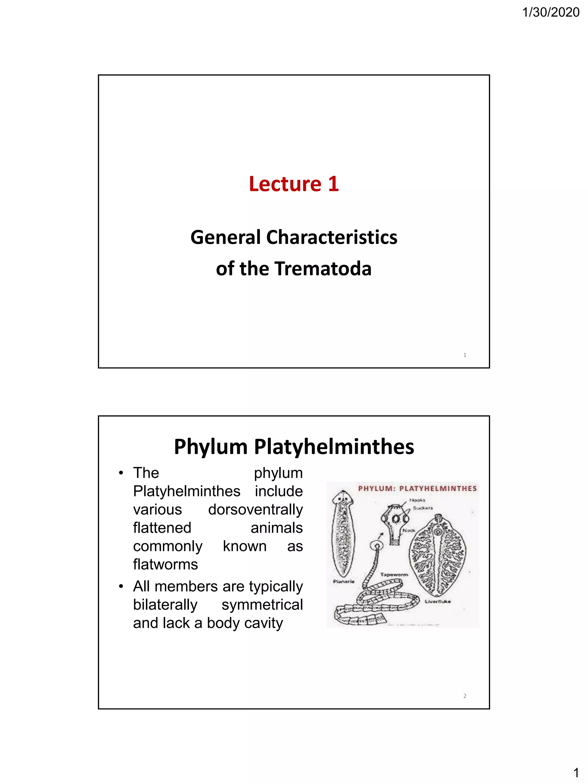 trematodes and helminthology | PDF