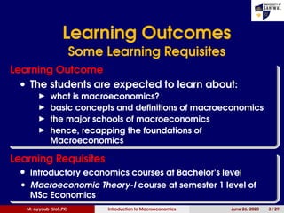 Introduction to Macroeconomics | PDF