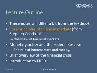 Lecture 1 - Money and Banking | PPTX