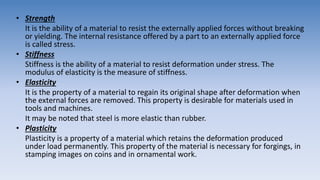 1- INTRODUCTION TO MATERIAL SCIENCE/ ENGINEERING | PPT