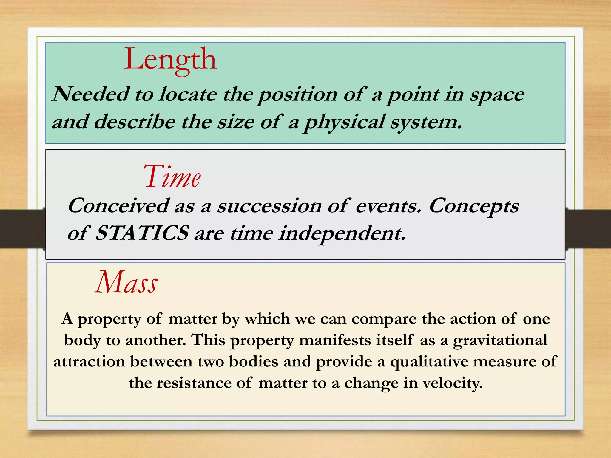 Lecture 1 Introduction to statics Engineering Mechanics hibbeler 14th ...