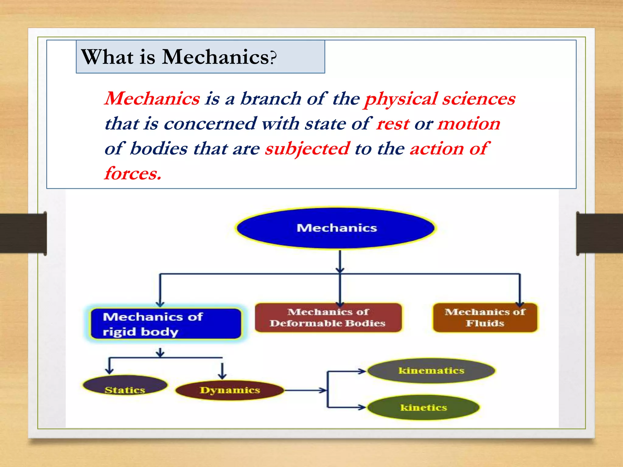 Lecture 1 Introduction to statics Engineering Mechanics hibbeler 14th ...