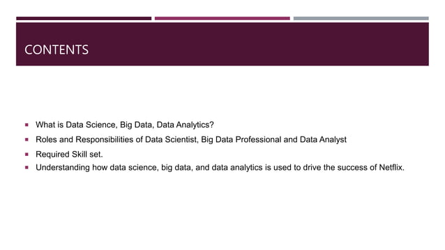 Introduction to Data Analytics | PPTX