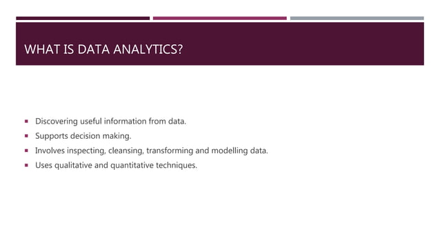 Introduction to Data Analytics | PPTX