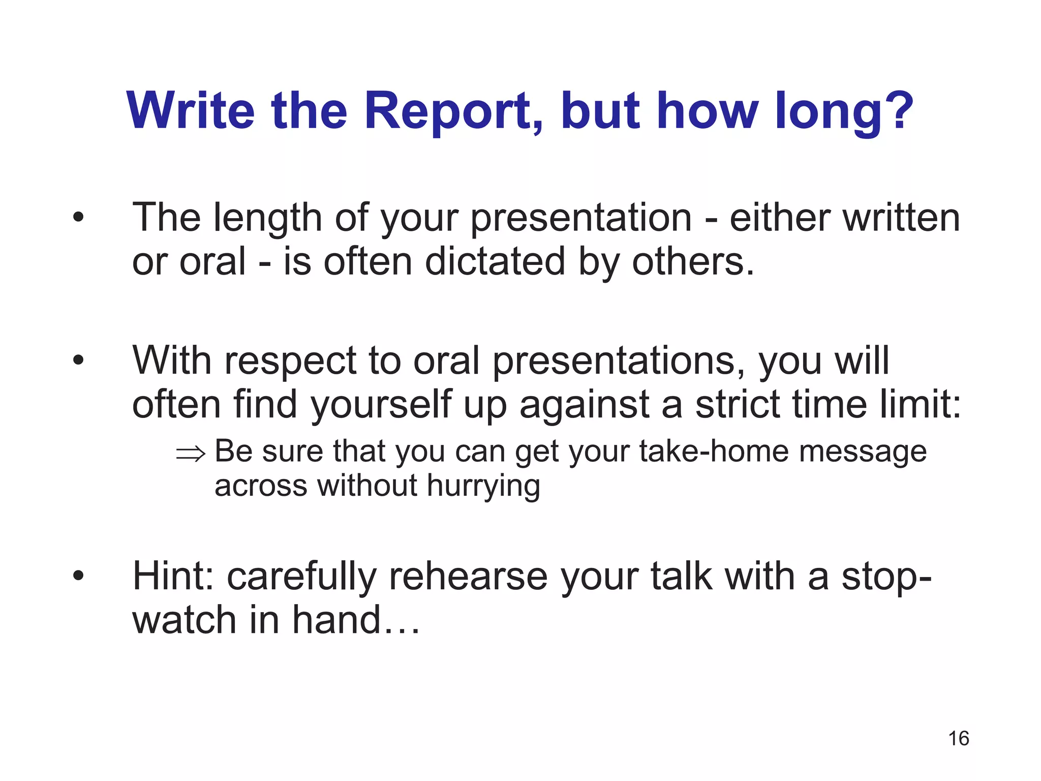 Lecture 1. an introduction to technical report writing | PPT