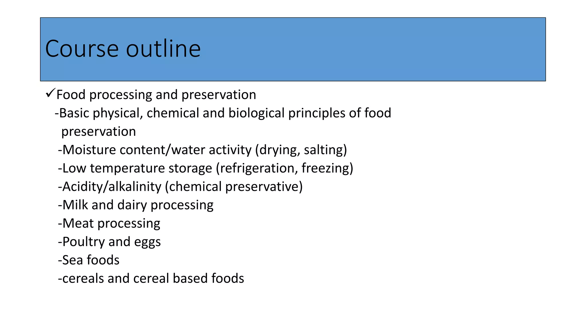 Lecture 1 introduction to food science and technology | PPTX