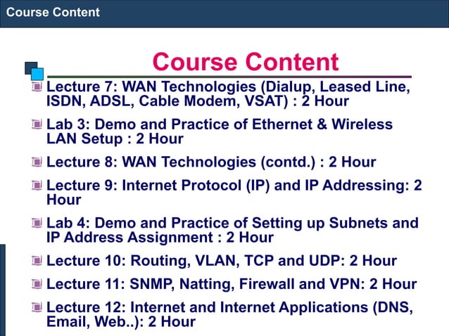 Introduction to computer networks | PPT | Computer Networking | Computing
