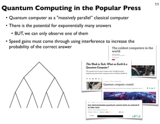 Introduction to Quantum Computing Lecture 1: Fundamentals | PPT