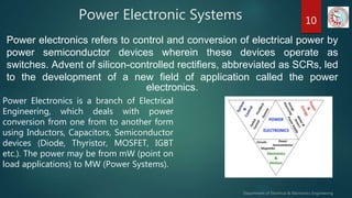 Lecture 1 Introduction of Power Electronics | PPTX