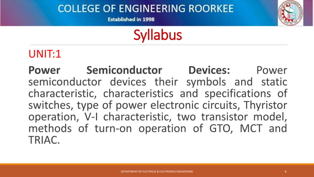 Lecture 1 Introduction of Power Electronics | PPT