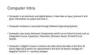 Core Hardware: Lecture 1 | PPT