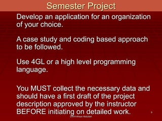Lecture 1.ppt | Databases | Computer Software and Applications