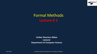 Formal Method | PPT