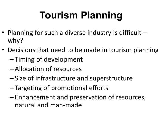 Lecture 1. Introduction to Tourism Planning and Development(1).pptx ...