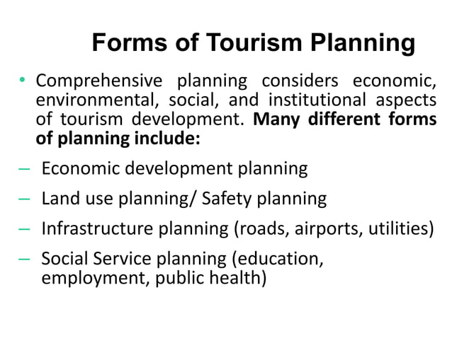 Lecture 1. Introduction to Tourism Planning and Development(1).pptx ...