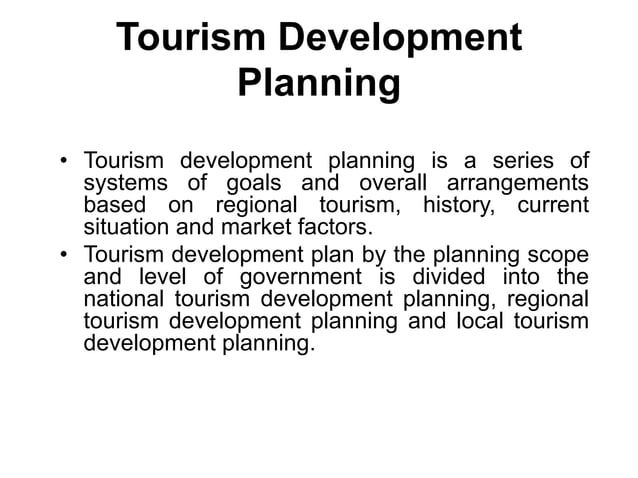Lecture 1. Introduction to Tourism Planning and Development(1).pptx ...