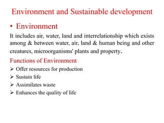 Lecture 1.pptx | Environmental Services Industry | Industries