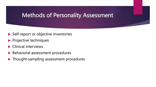 Theories of personality | PPT