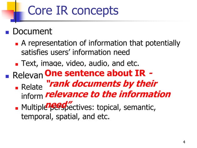 Information Retrieval | PPT