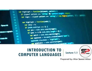 Lecture 1.1 Introduction to Computer Languages.pdf