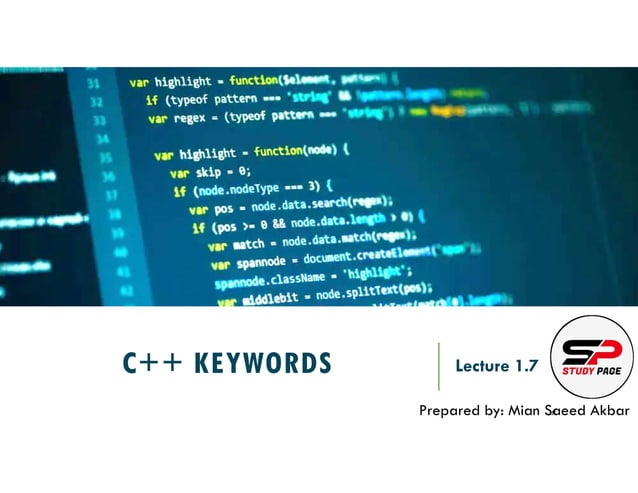 Lecture 17 C Keywordspdf Programming Languages Computing 6182