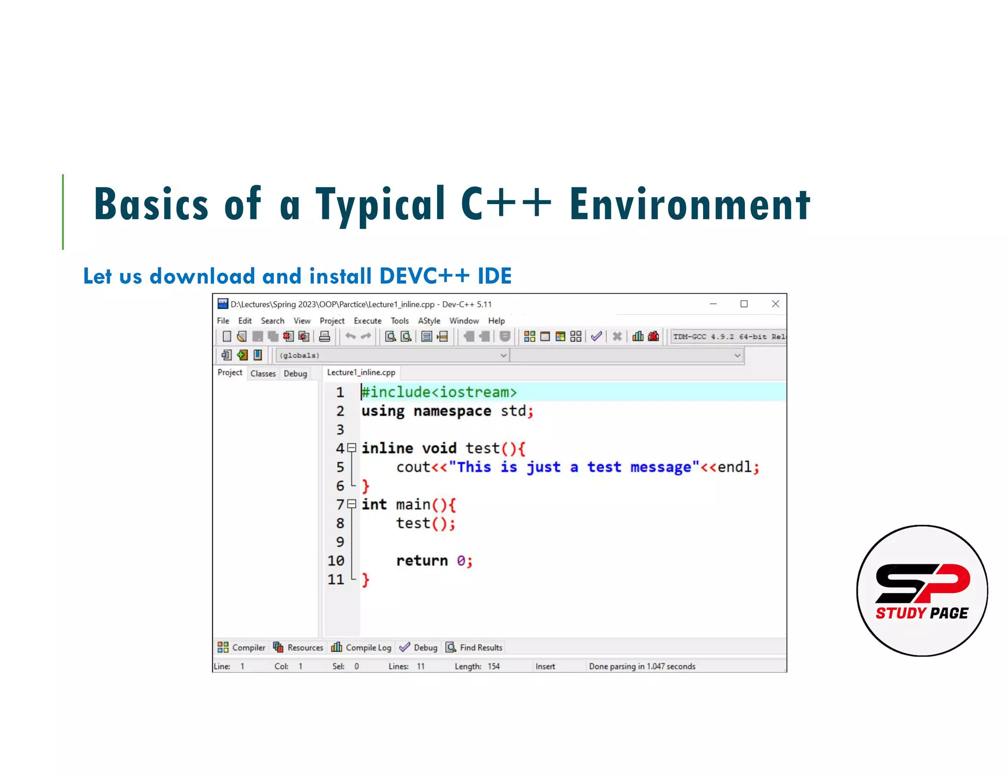 Lecture 1.2 Basics of a typical C++ Environment.pdf