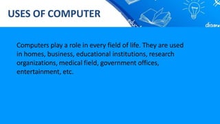 Computer Application Lecture 1 | PPTX