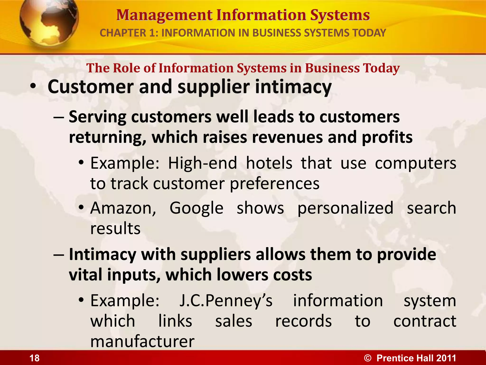 chapter 1 Information system in Business today | PDF