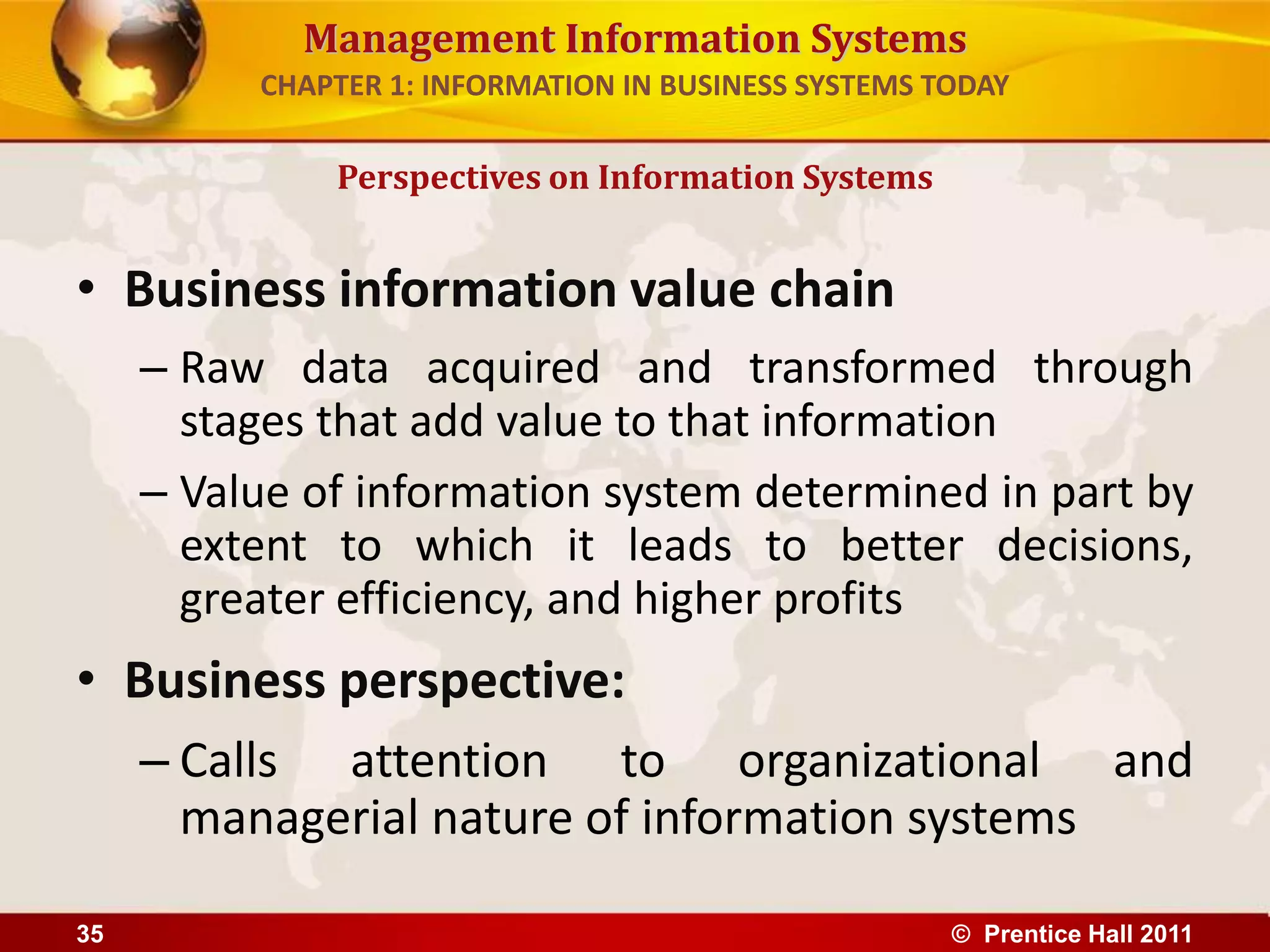 chapter 1 Information system in Business today | PDF | Internet | Computing