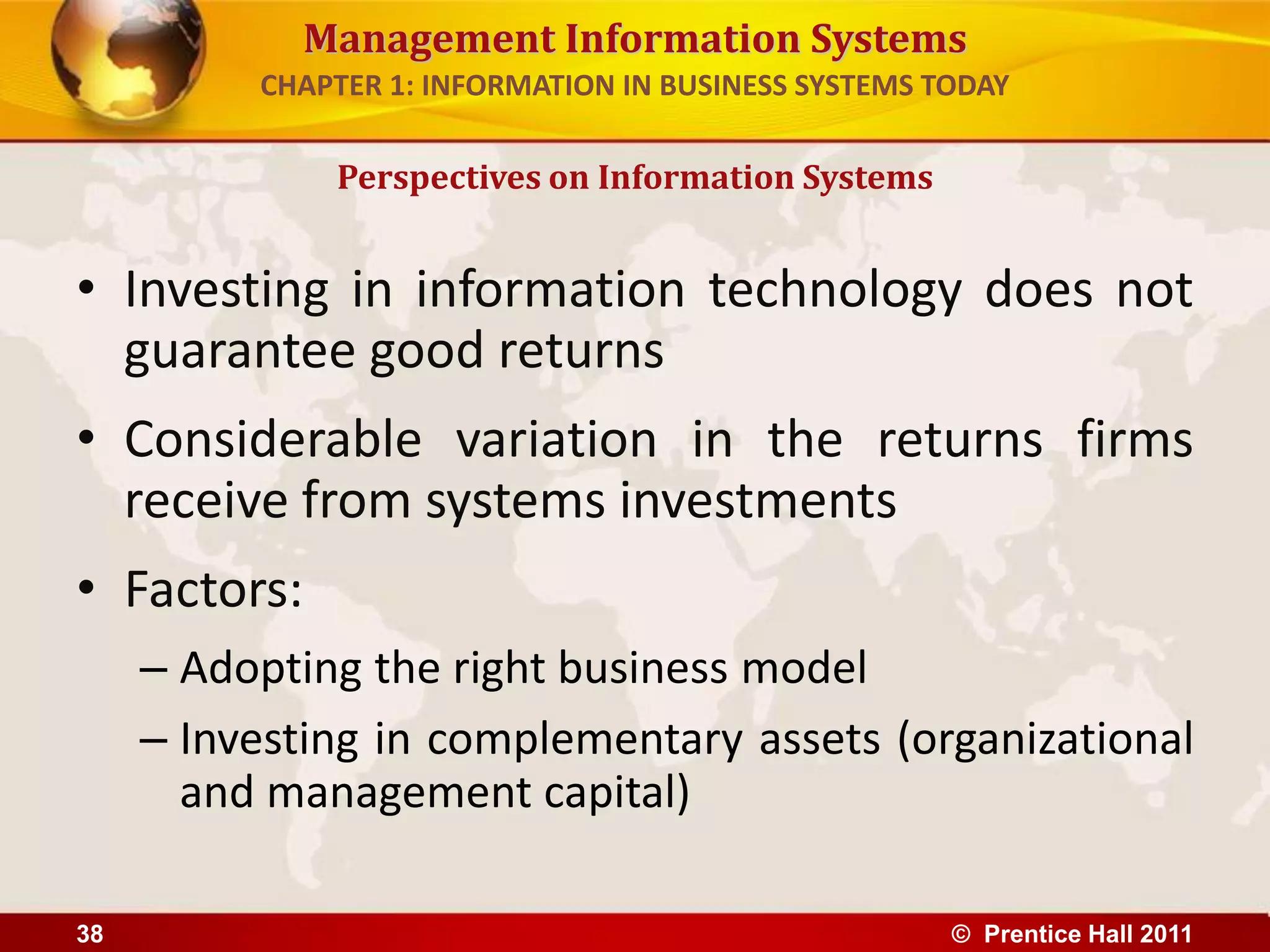 chapter 1 Information system in Business today | PDF | Internet | Computing