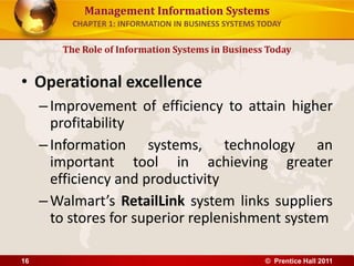 chapter 1 Information system in Business today | PDF