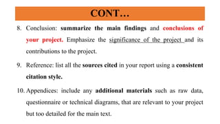 LECTURE 1. PROJECT REPORT GUIDELINES.pptx