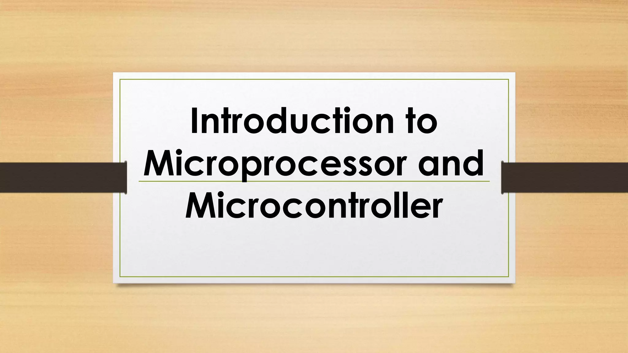 Microcontroller | PDF