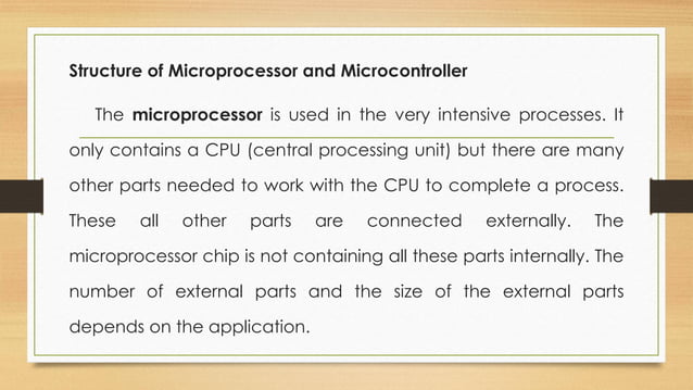 Microcontroller | PPT