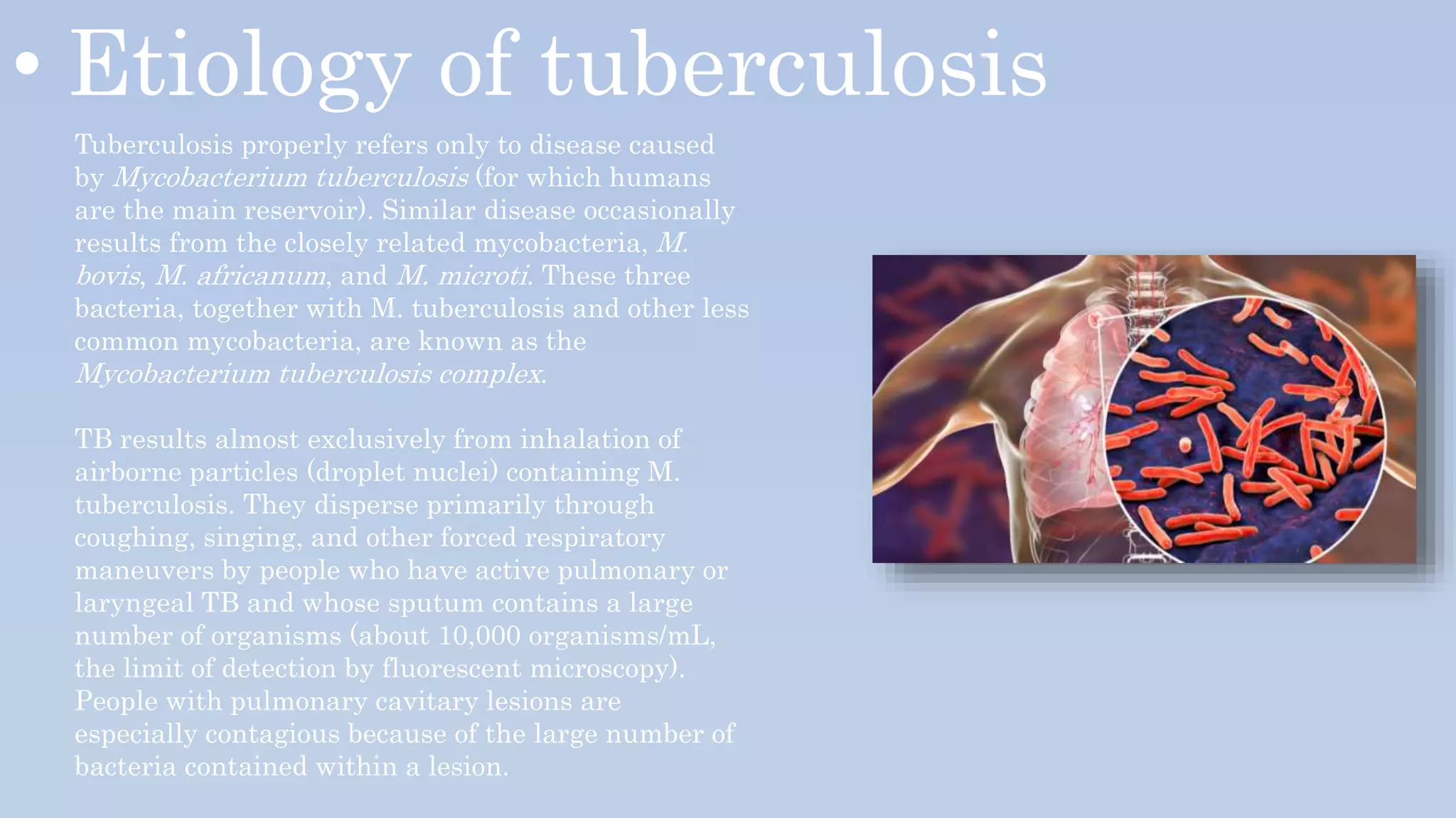 Definition of tuberculosis as scientific and practical problem | PPTX
