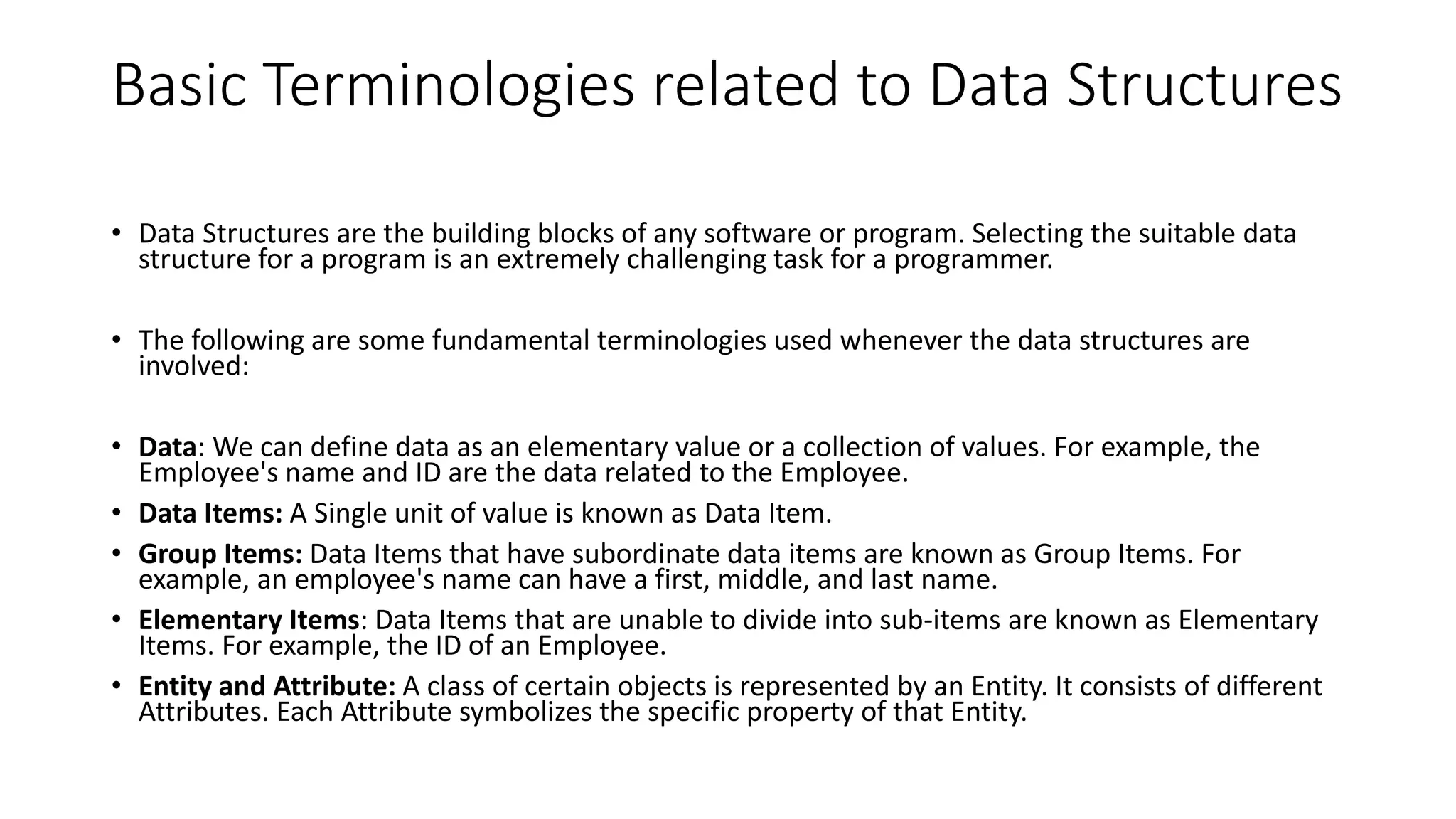 Lecture 1 Data Structure And Algorithm Pptx