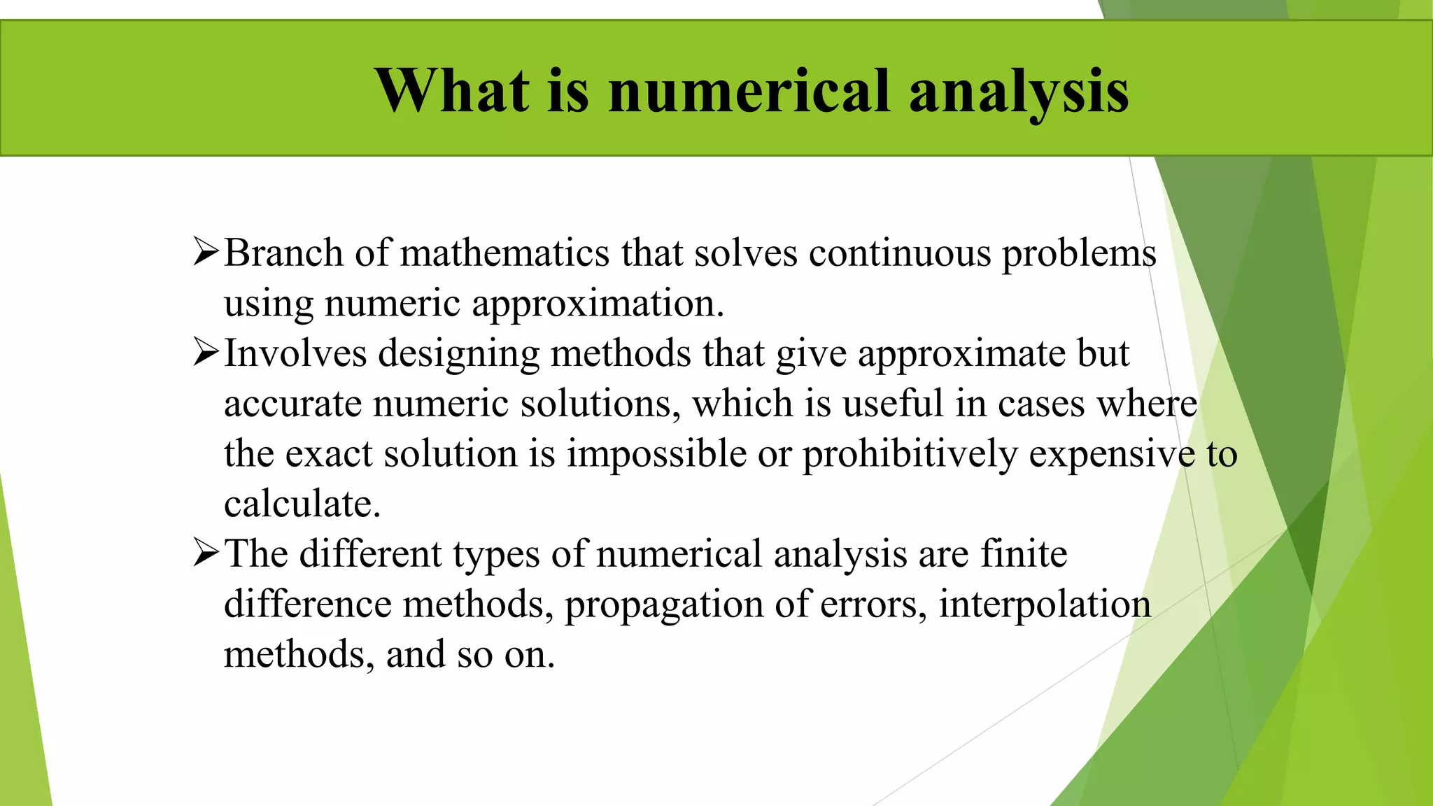 Numerical Method | PPT