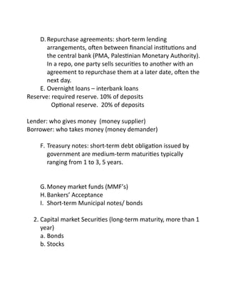 lecture 1.docx | Stocks and Bonds | Personal Investing